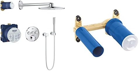 GROHE SmartControl Mixer - Duschsystem mit Mischer und Rainshower, rund ...