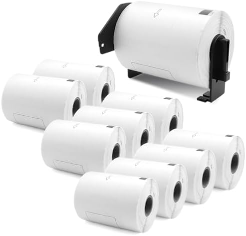 Amazon.com : 12 Rolls 2400 Labels 4"x6" Shipping Labels Replacement for ...