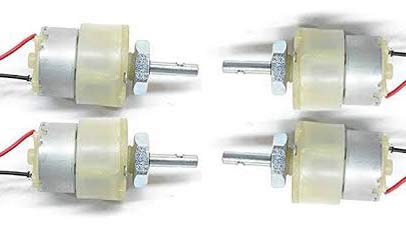 GALLERY4ELECTRONICS 150 RPM ROBO MOTOR 6-12VOLT DC (4) : Amazon.in ...