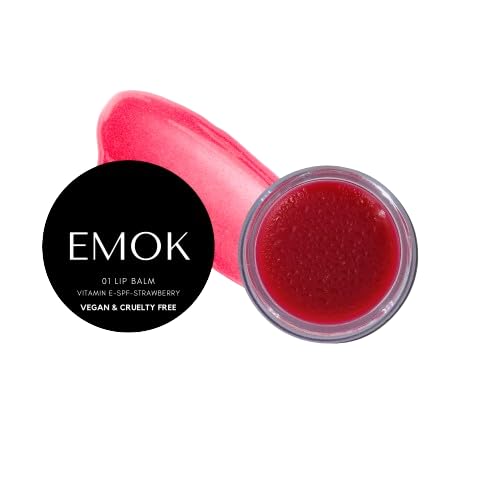 Buy EMOK Lip Balm with Strawberry Extract for Women Dark Lips to ...