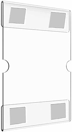 Amazon.com: Teensery 2 Pcs Clear Acrylic Sign Holder 4 x 6 inch Plastic ...