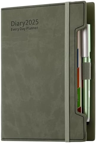 Daily Planner 2025,Academic Diary Day per Page,from Jan 2025 to Dec ...
