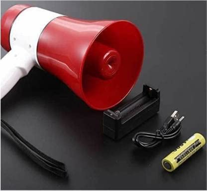 Handheld Megaphone with Recorder USB and Memory Card Input for ...