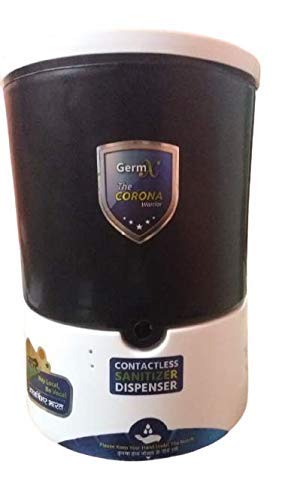 GermX The Warrior Touchless Sanitizer Dispenser 48 cm (H) x 40 cm (W) x ...