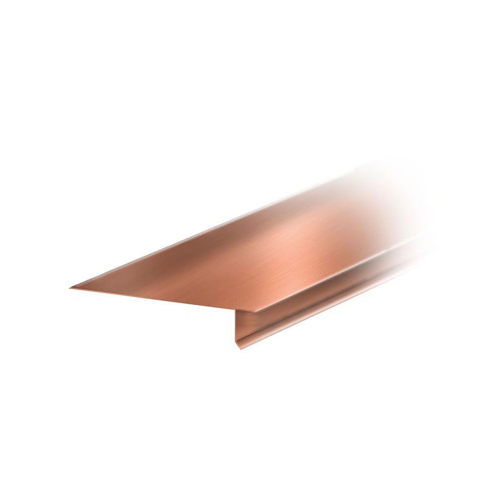 RDP D-Style Copper Drip Edge (10 Piece Bundle) (3/4" x 4.5" x 5 ...