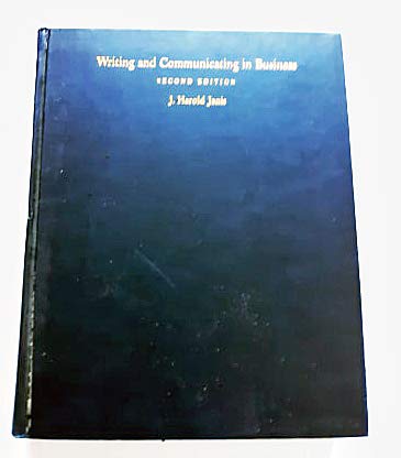 Writing and communicating in business: Janis, J. Harold: 9780023602405 ...