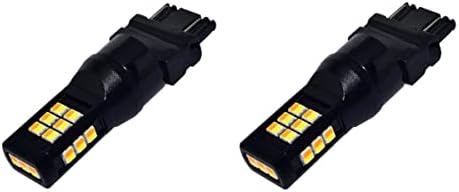 Amazon.com: Alla Lighting T25 3157 LED Switchback Bulbs Dual Color ...