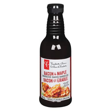 Amazon.com : President's Choice Bacon & Maple Barbecue Sauce, 500ml/16 ...