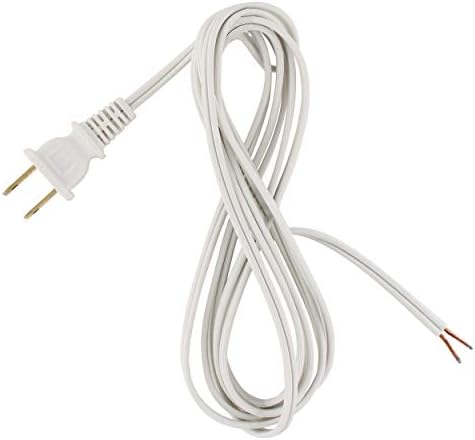 Amazon.com: GE Power Gear 8 Ft Lamp Cord, Polarized Molded Plug, 2 ...