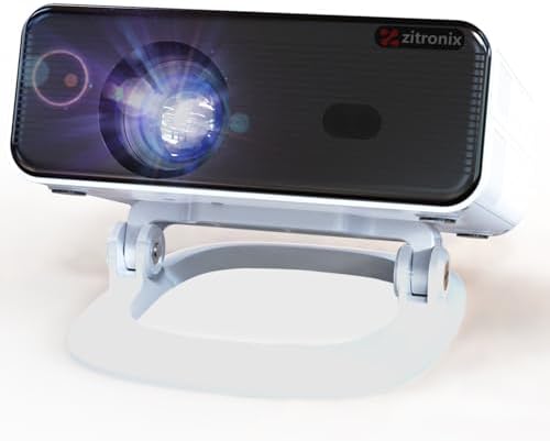 Lifelong Minipix Smart Projector for Home, Native 720p HD with 4K ...