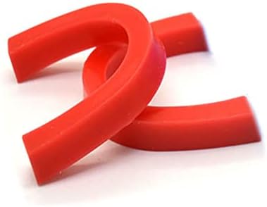 Amazon.com: 12 PCS Dental Base Wax Bite Blocks Rim Red Hard Wax Block U ...