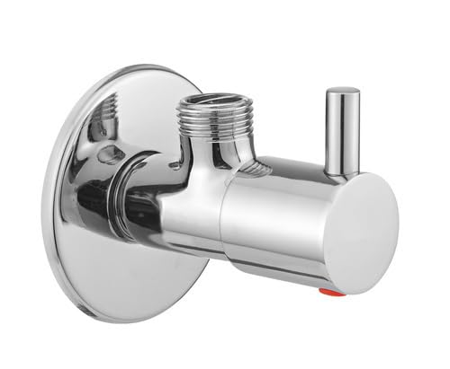 avanti, Brass Angle Valve With Wall Flange, Chrome : Amazon.in: Home ...