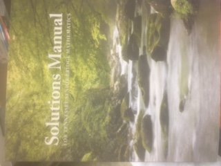 Solutions Manual for Tennessee Senior Bridge Mathematics: unknown ...