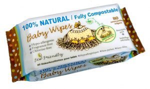 Amazon.com : Broody Chick Baby Wipes (100% Natural/Fully Compostable 80 ...