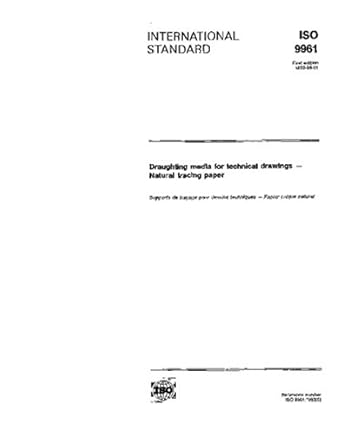 Amazon.com: ISO 9961:1992, Draughting media for technical drawings - Natural tracing paper ...