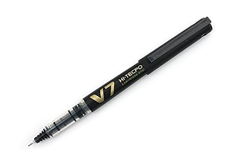 pilot hi tech point V7 cartridge black pen (pack of 8) : Amazon.in