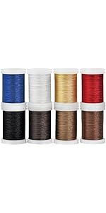 Amazon.com: Heavy Duty Upholstery Thread Kit - 3 Spools Durable Bonded ...