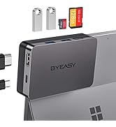 Amazon.com: BYEASY USB C Hub with Stand, 7 in 1 Docking Station with 4K ...