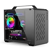 Amazon.com: MAQUY Black Micro-ATX PC case with Detachable Carrying ...