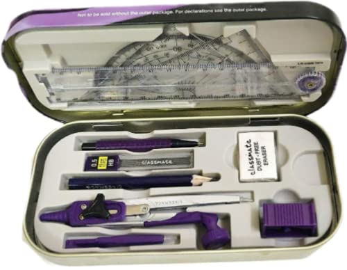 90 Degree Classmate Asteroid Compatible Study Geometry Compass Box 11 ...