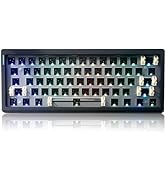 Amazon.com: ZUOYA GMK70 Split Mechanical Keyboard Kit,VIA Programmable ...