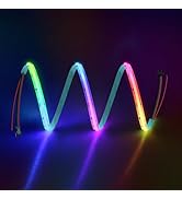 Amazon.com: ALITOVE 12V Addressable RGB COB LED Strip Lights 16.4FT ...