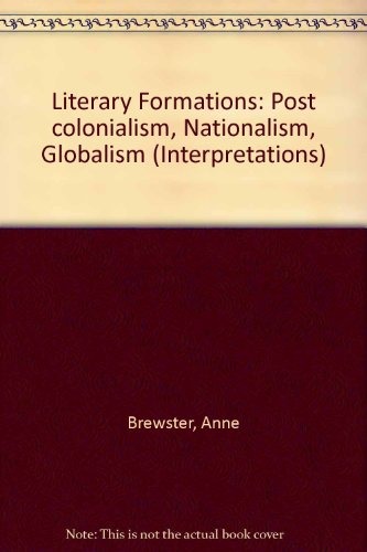 『Literary Formations: Post-Colonialism, Nationalism, - 読書メーター
