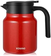 Amazon.com: WYHVAND 34Oz Thermal Coffee Carafes For Keeping Hot/Cold, Stainless Steel Coffee ...