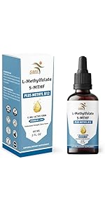 Amazon.com: L-Methylfolate 15mg + Methyl B12 Liquid Drops – High ...