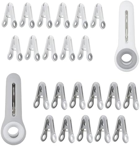 Amazon.com: Plastic Clothespins Laundry Clothes Pins 24 PCS-Traceless ...