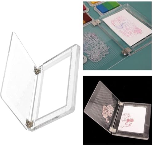 Amazon.com: VUFVOID Acrylic Stamp Platform, Transparent Easy Stamp ...