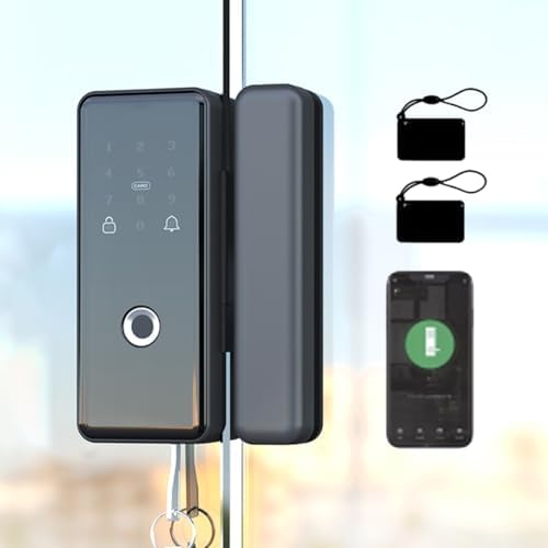 Sliding Swing Door Smart Lock for Glass Door Keyless Entry Digital Door ...