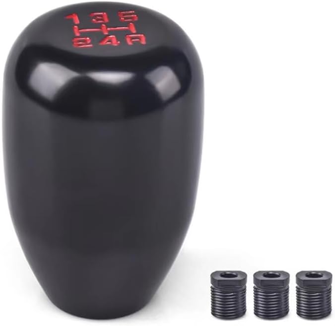Universal 5-Speed Manual Shifter Knob – Sleek Gear Shift Handle for Manual Transmission Cars ...