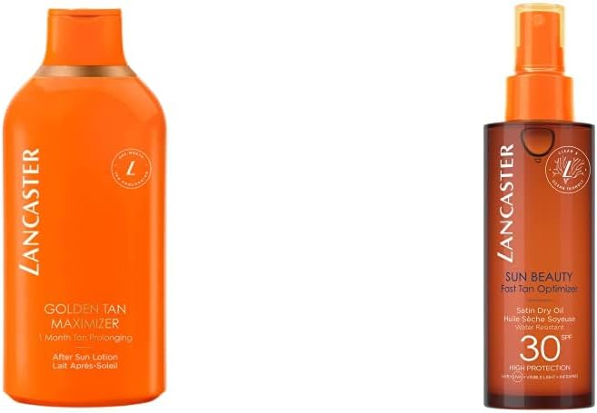 Lancaster Golden Tan Maximizer After Sun Lotion, 400 ml & Sun Beauty ...