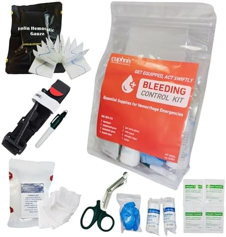 Amazon.com: MediTac Basic Bleeding Control Pack Feat. SWAT-T Tourniquet, Emergency Bandage and ...