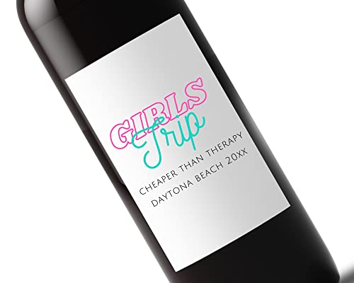 Amazon.com: Girls Trip Wine Label | Girl's Weekend Gift | Group Gift ...