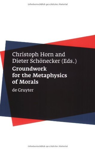 Amazon.com: Groundwork for the Metaphysics of Morals eBook : Christoph ...
