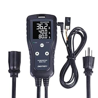 Amazon.com: DIGITEN Digital Humidity Controller Humidistat Pre-Wired ...