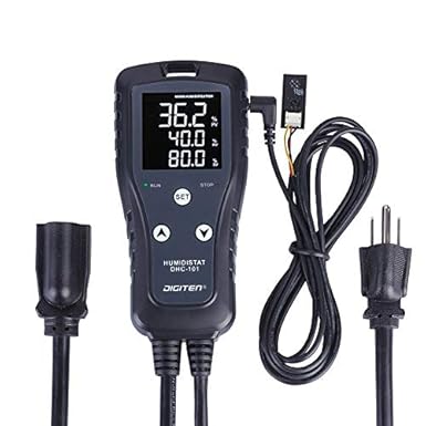 Amazon.com: DIGITEN Digital Humidity Controller Humidistat Pre-Wired ...