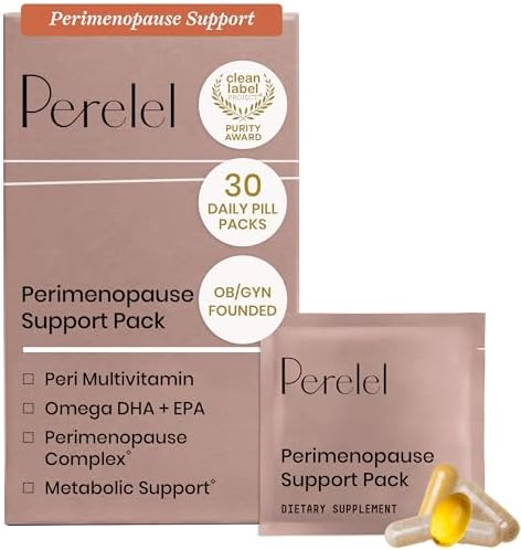 Amazon.com: Perelel Peri Support Pack, Perimenopause Vitamins for Women ...