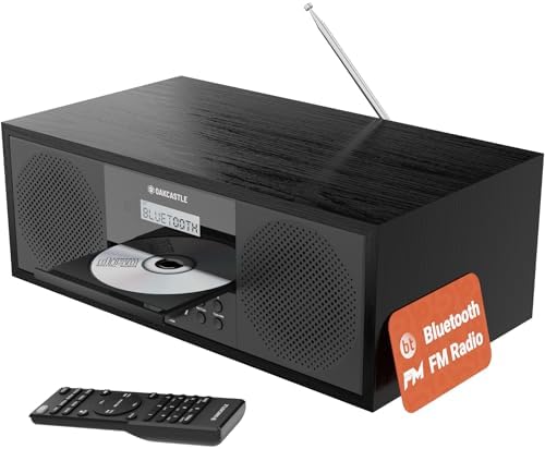 Amazon.com: KEiiD CD Player for Home with Bluetooth Stereo System ...