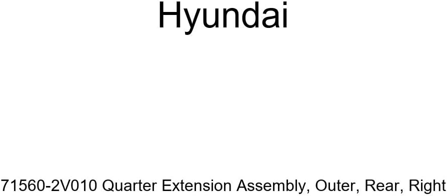 Amazon.com: Genuine Hyundai 71560-2V010 Quarter Extension Assembly ...