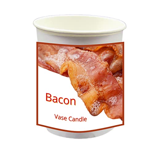 Amazon.com: Bacon Vase Candle - The delicious smell of bacon sizzling ...