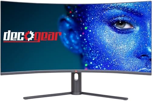 Amazon.com: Gawfolk 34 Inch Ultrawide Curved 144Hz Gaming Computer ...