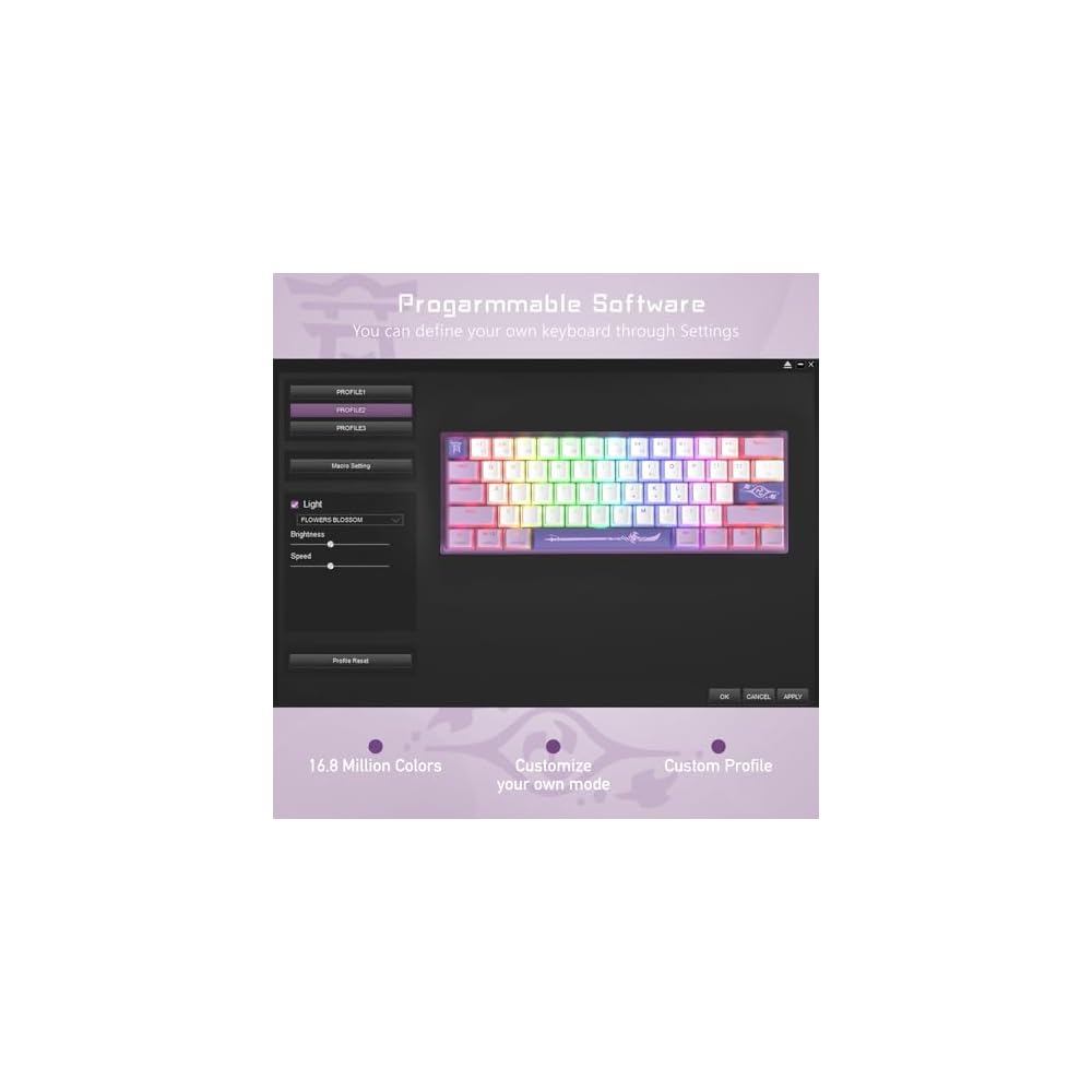 Womier WK61 60% RGB Gaming Mechanical Keyboard - Australia | Ubuy