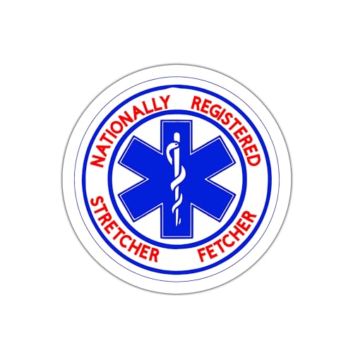 Amazon.com: Nationally Registered Stretcher Fetcher Sticker, EMS ...