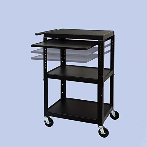 Amazon.com: VTI FSC Adjustable Cart with Front/Back Pull Out Shelf ...