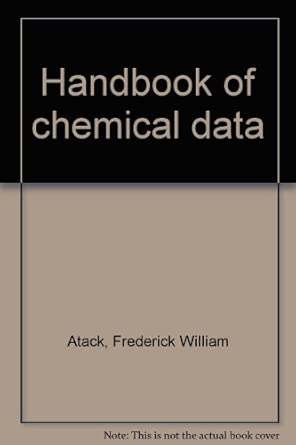 Handbook of chemical data: Frederick William Atack: Amazon.com: Books