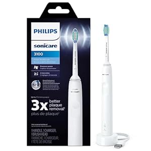 PHILIPS Adult Sonicare Power Toothbrush, Rechargeable Electric Toothbrush With Pressure Sensor ...