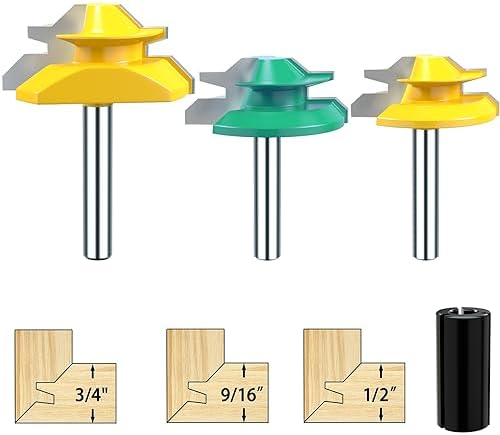 Bosch 85653M 1/16-Inch Depth 1/2-Inch Cut Face Inlay Router Bit 1/2 ...